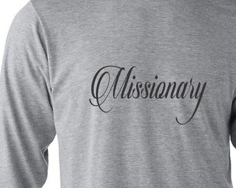Missionary shirt | Etsy