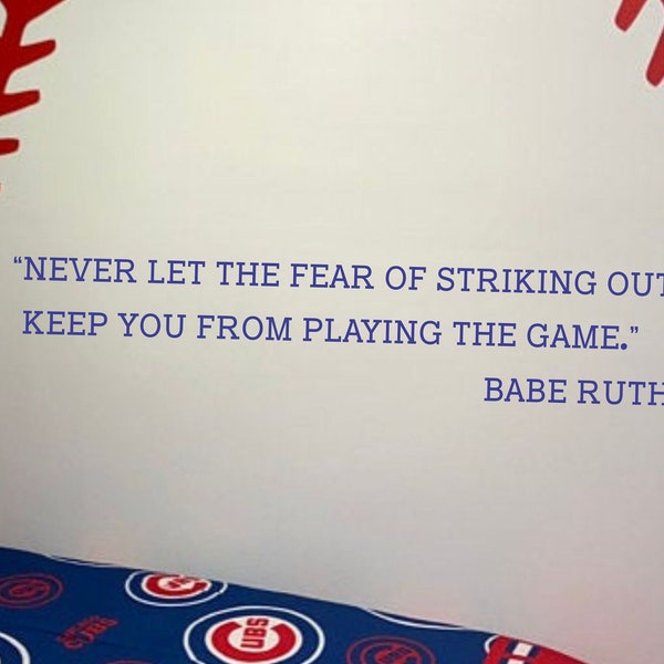 Baseball Wall Decal - Etsy