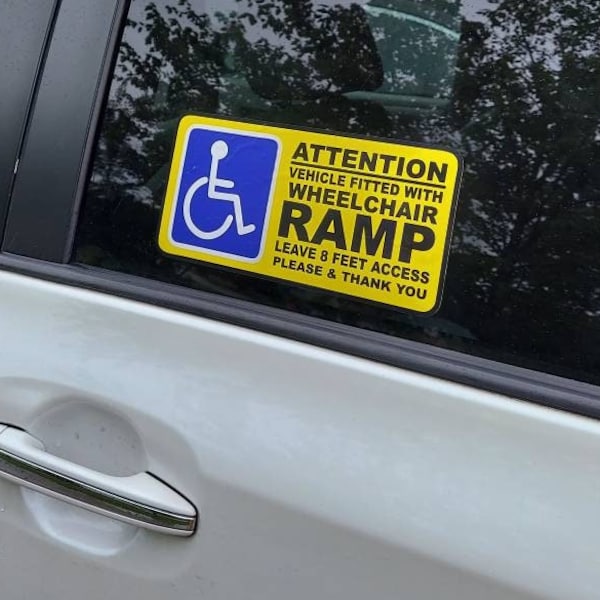 Handicap Van Decals - Etsy