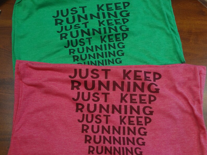 Just Keep Running Runner Racerback Tank Women's Running | Etsy
