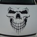 Gothic Car Skull Hood Decal Garage Home Decor Wall Hanging - Etsy