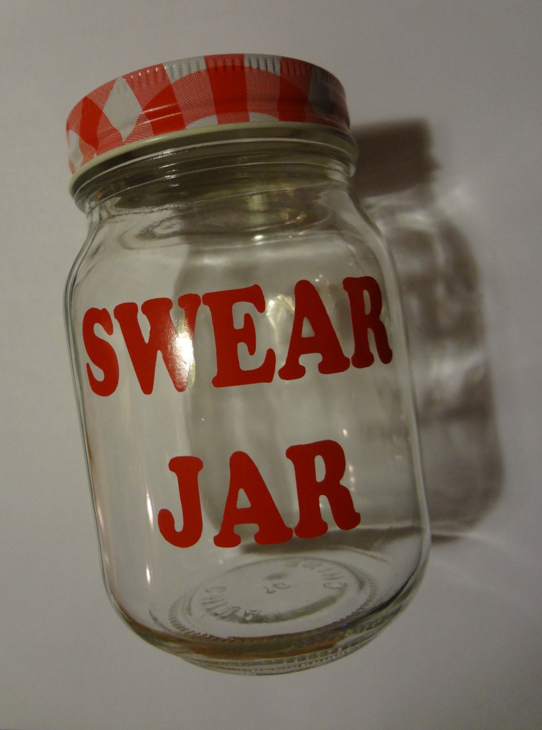 2 Swear Jar Cuss Curse Mason Decal for Your Jar Storage Box - Etsy