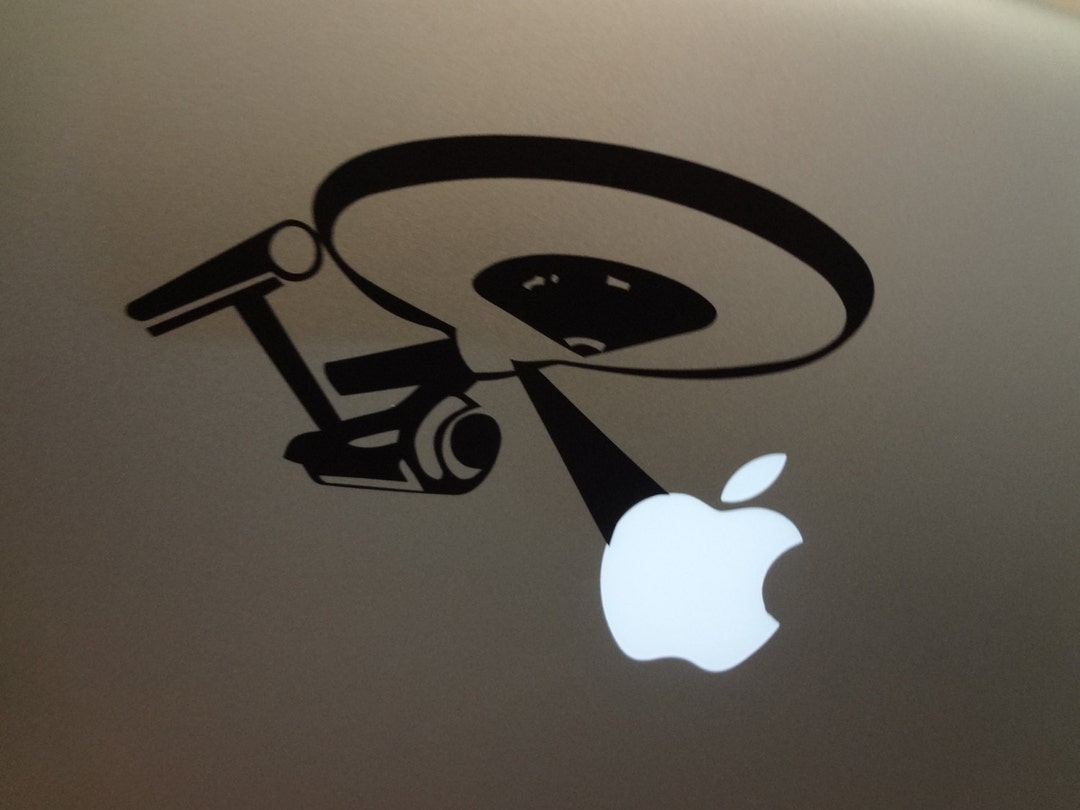 Spaceship Decal USS PC Laptop Sticker Student Sci-fi Science Fiction ...