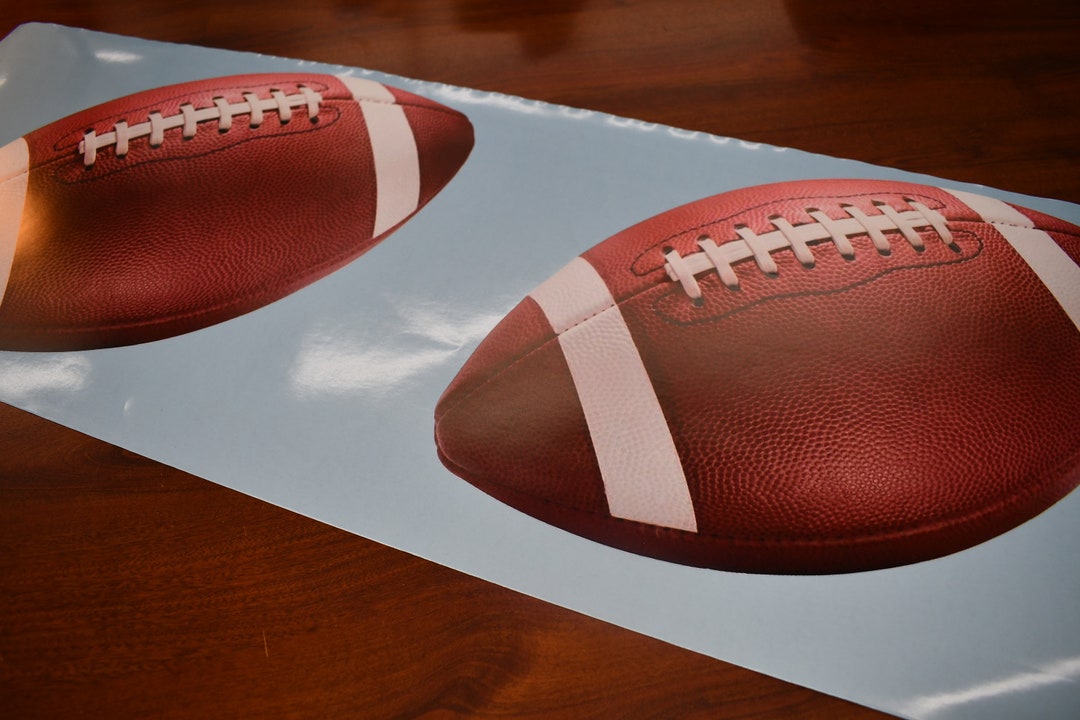 1 to 12 Football Decals Wall Bedroom Touchdown Stickers Boys Girls ...