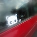 Peeking Cat Decal: Feline Car Window Sticker (set of 2) - Etsy