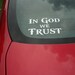 2 in God We Trust Window Decals Christian Faith Religion Gift Bible ...