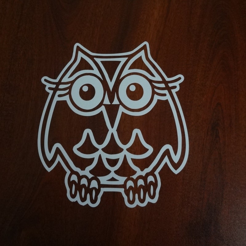 Owl Car Decal - Etsy