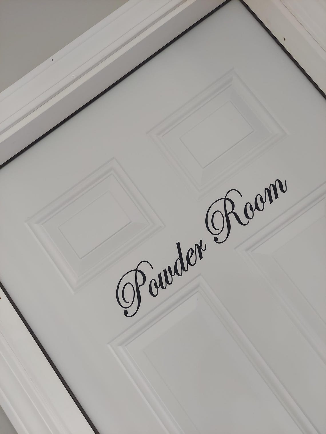Powder Room Decal - Business Restroom Sign - Set of 2 - Etsy
