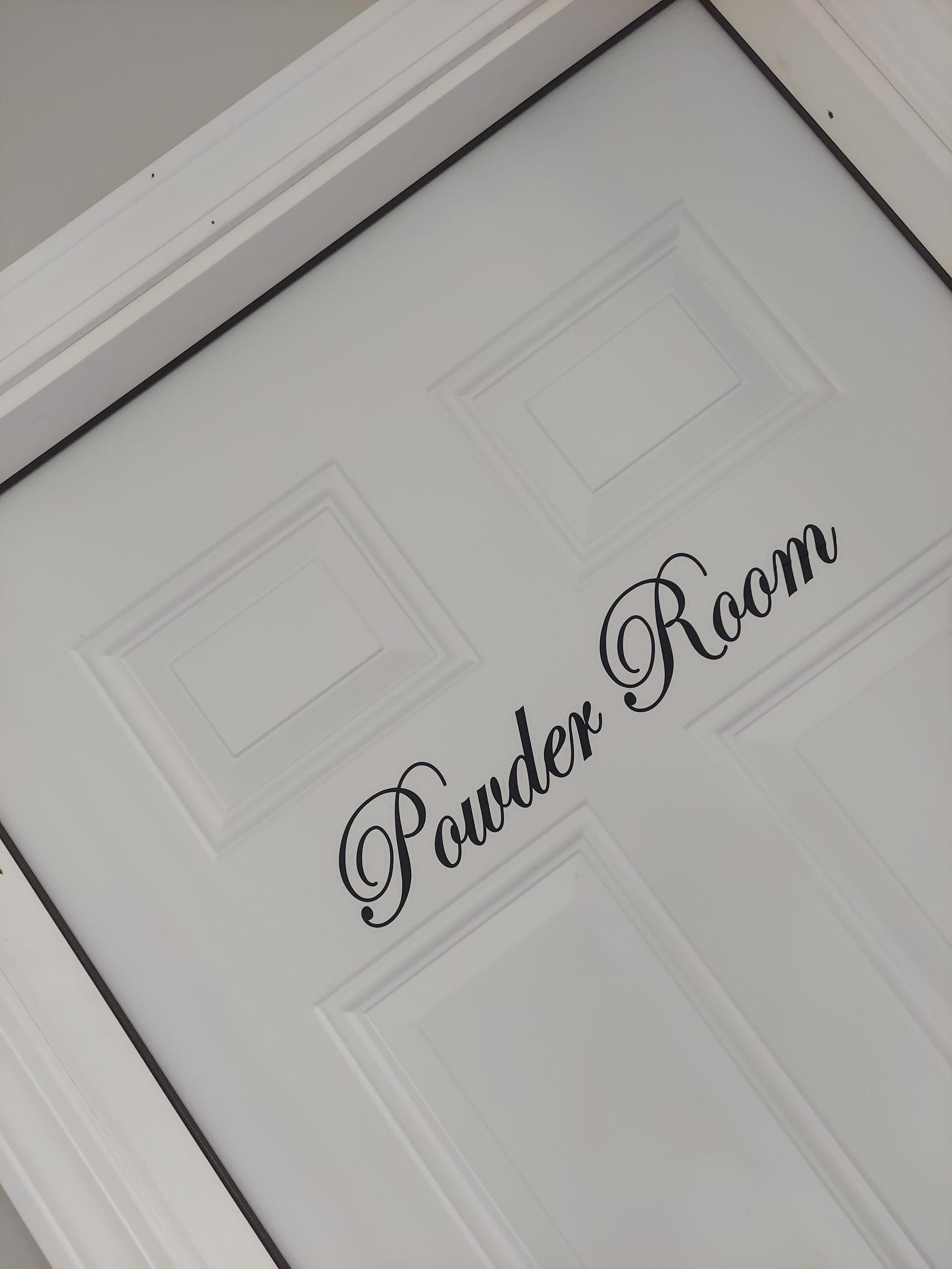 Powder Room Decal - Business Restroom Sign - Set of 2 - Etsy