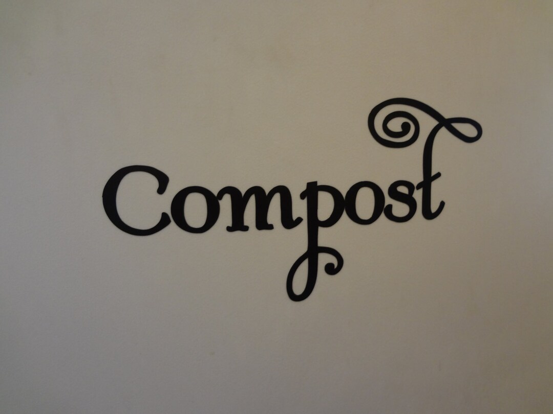 2 Compost Decal Label Organic Farm Batch Composting Farming Vinyl ...