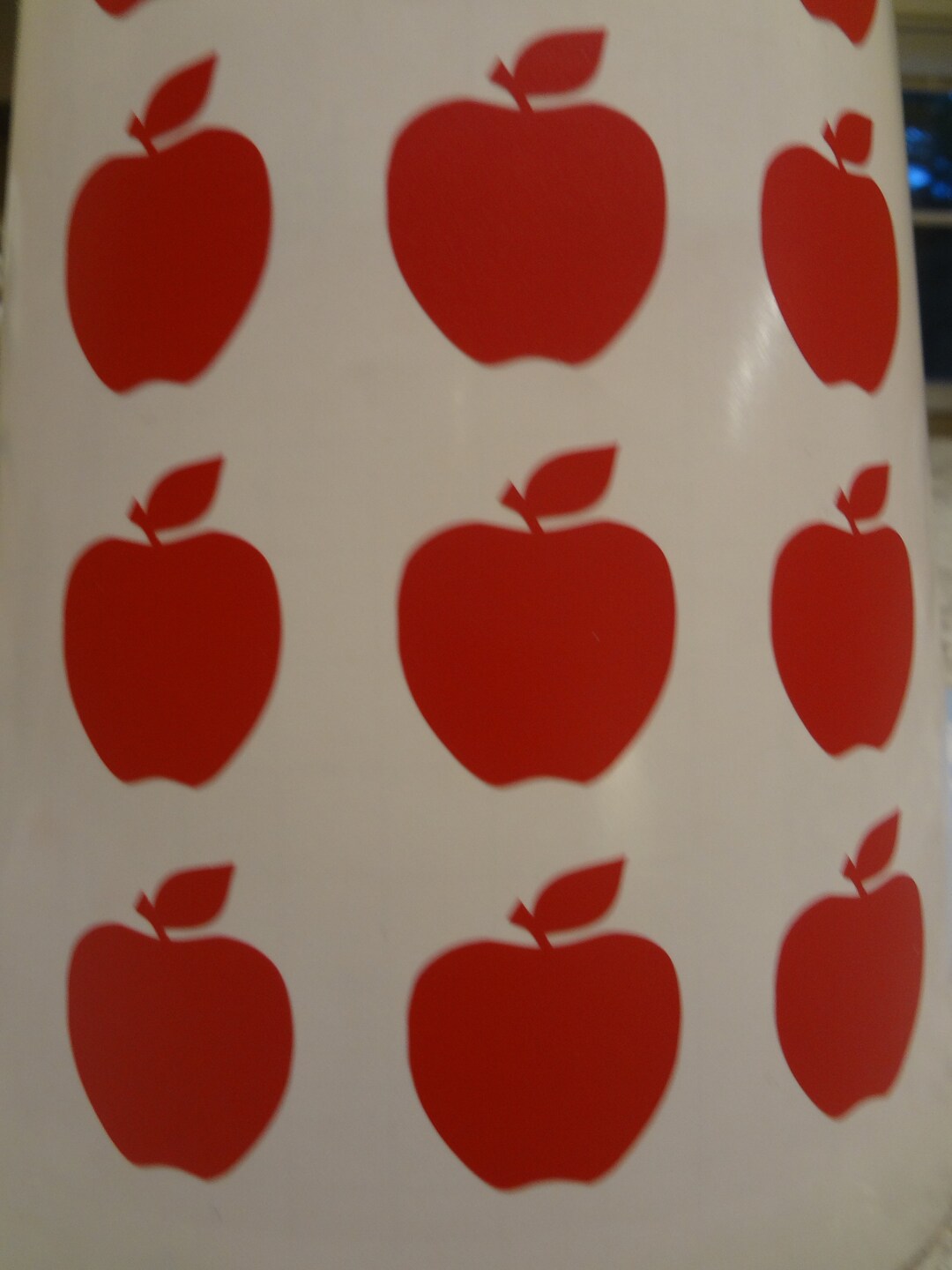 24 Mini Apple Decals Sticker Teacher Cup Festival Envelope Coffee Mug ...