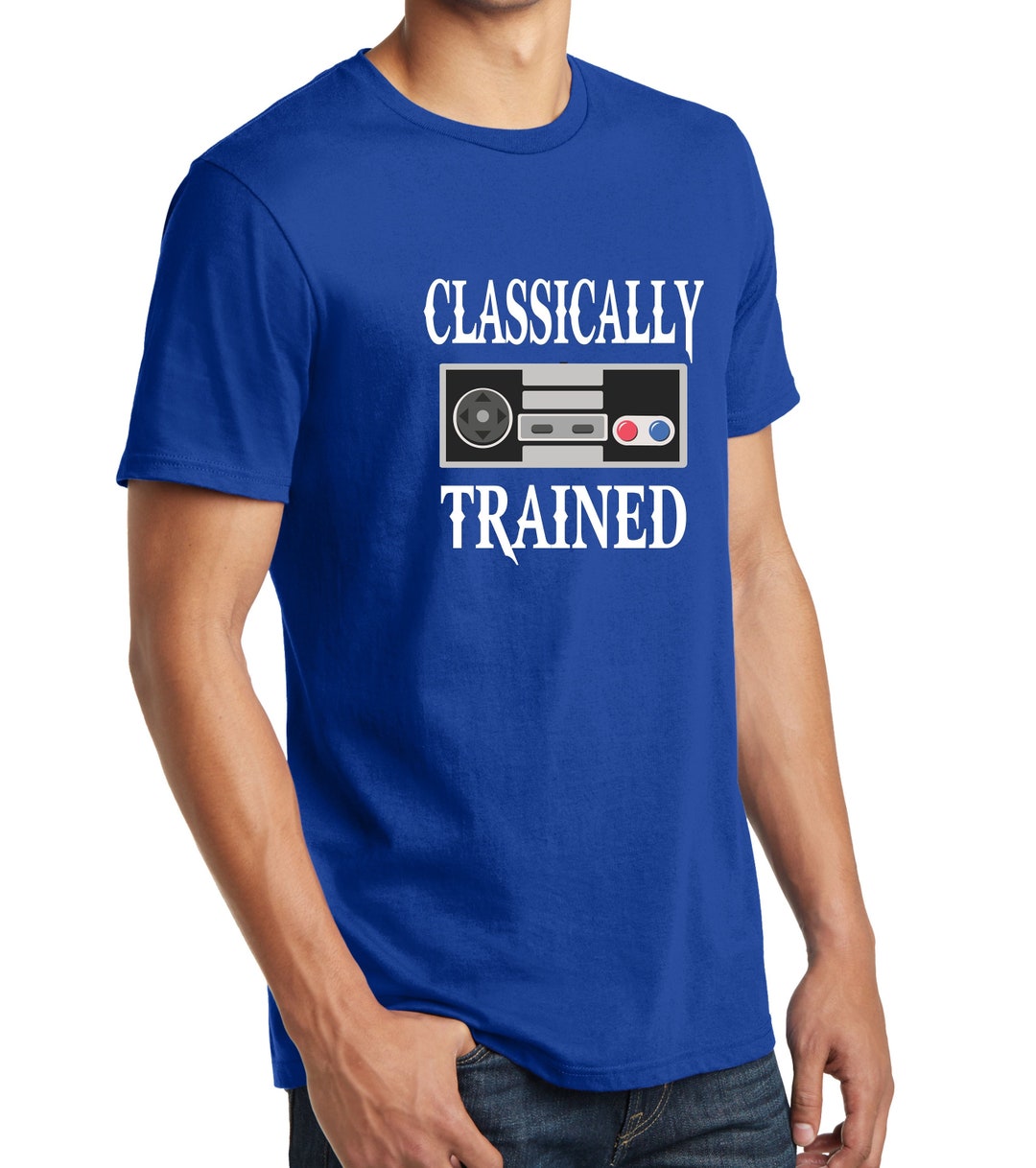 Classically Trained Gamer T-shirt: Vintage Controller Unisex Tee - Etsy