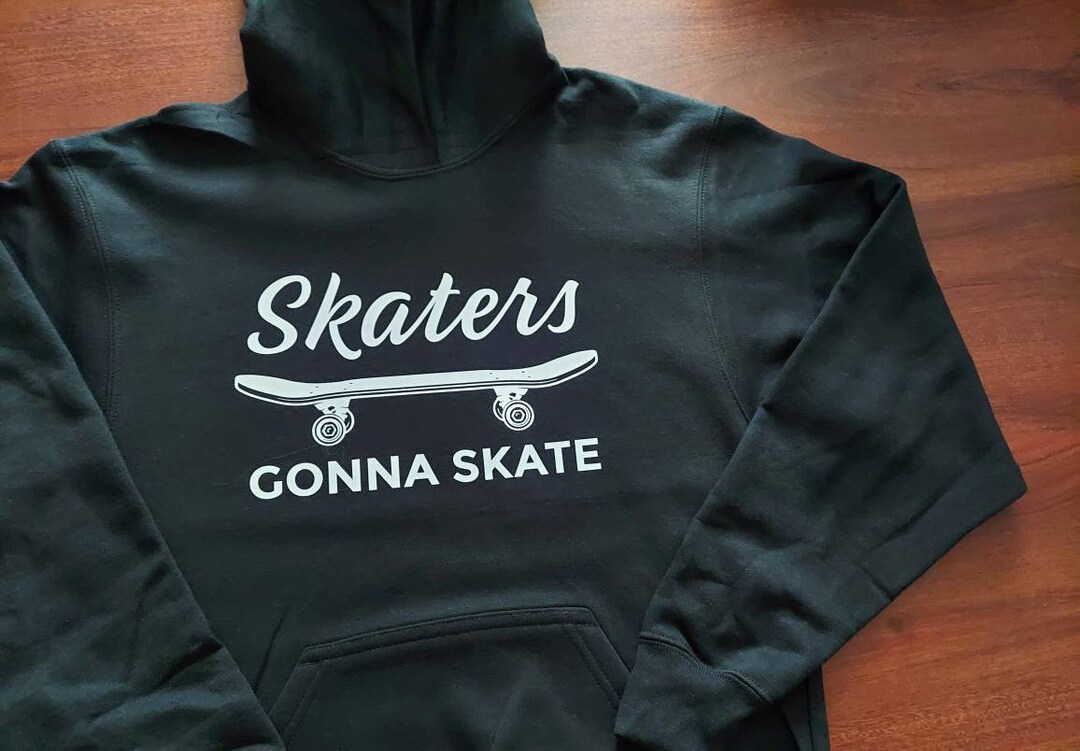Skaters Gonna Skate Boys Hoodie Kids Youth Girls Skateboard ...