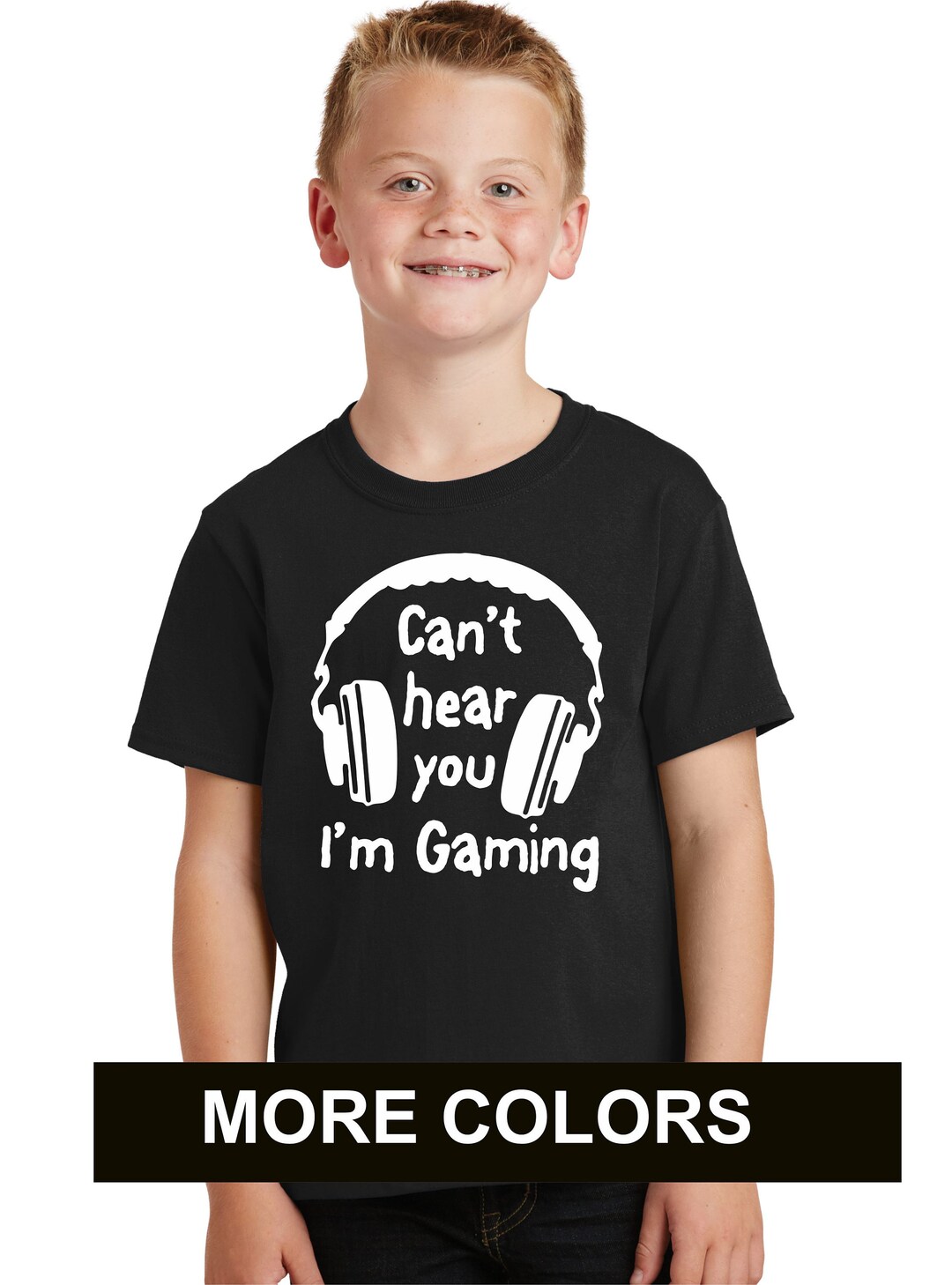 Can't Hear You I'm Gaming T-shirt: Funny Gamer Kids Youth Tee - Etsy