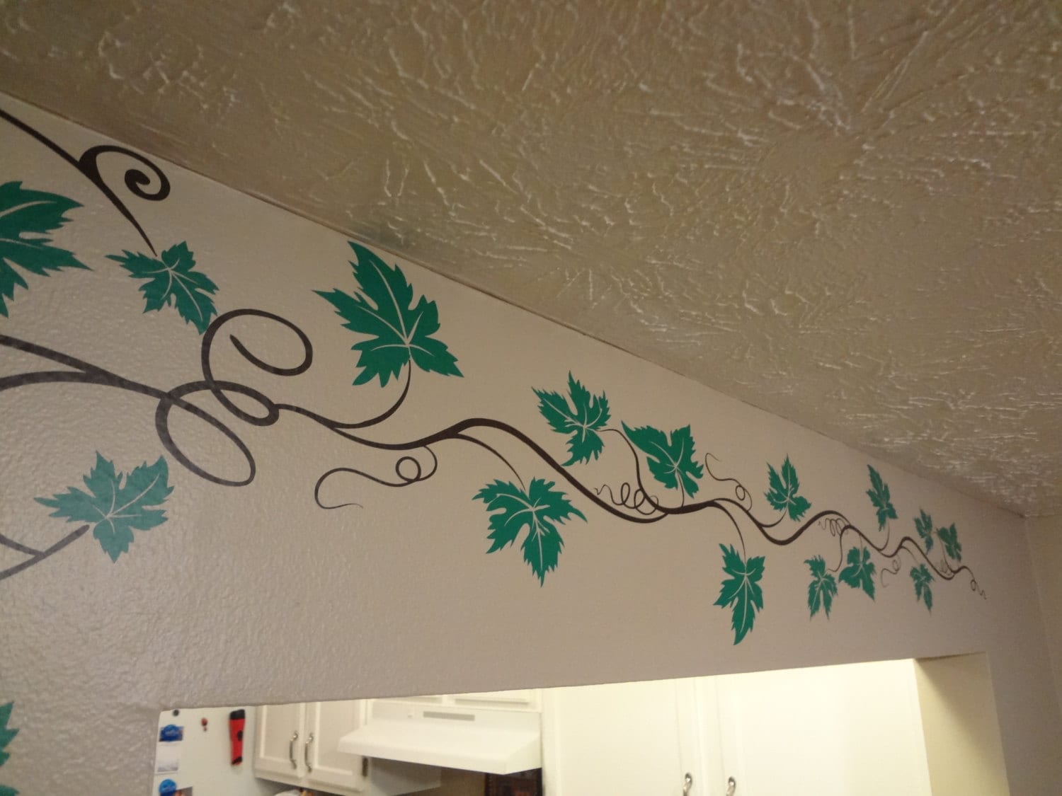 Grape Vine Decal Wine Home Decor Wall Art Sticker Kitchen | Etsy