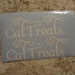 2 Cat Food Decal for Your Canister Can Sticker Vinyl Self - Etsy