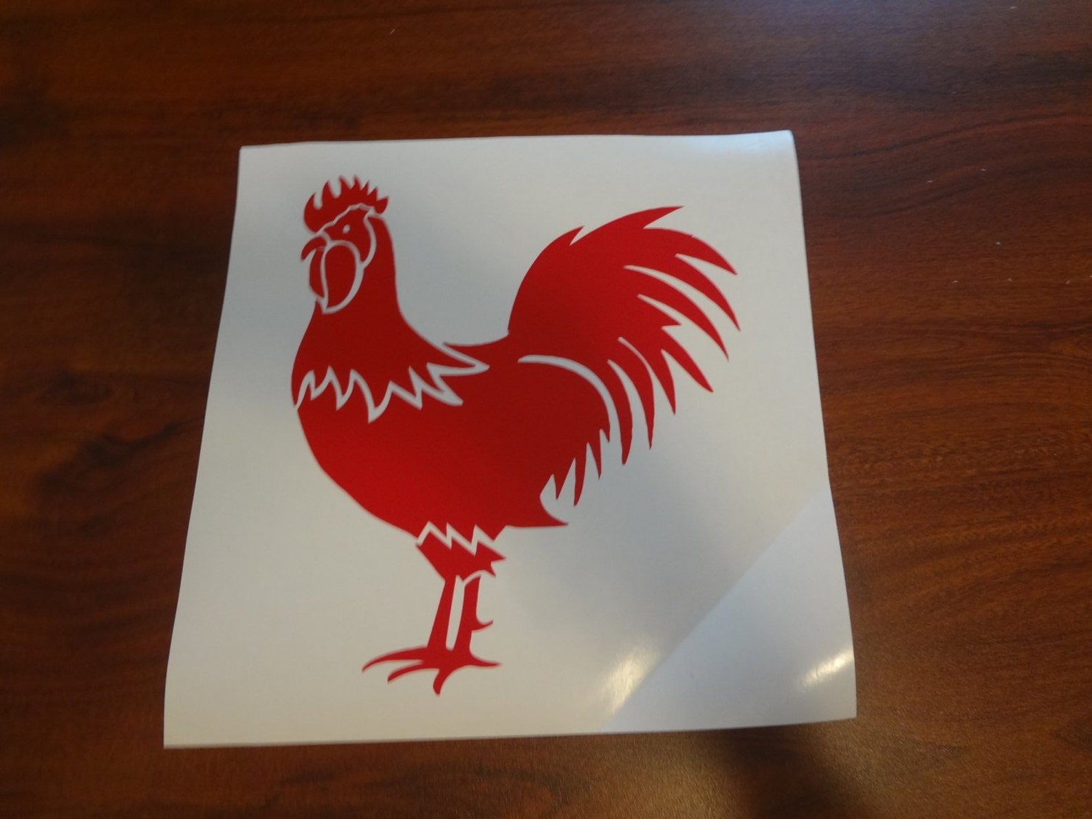 2 Rooster Wall Decal Chickens Chick Kitchen Decor Room Country | Etsy