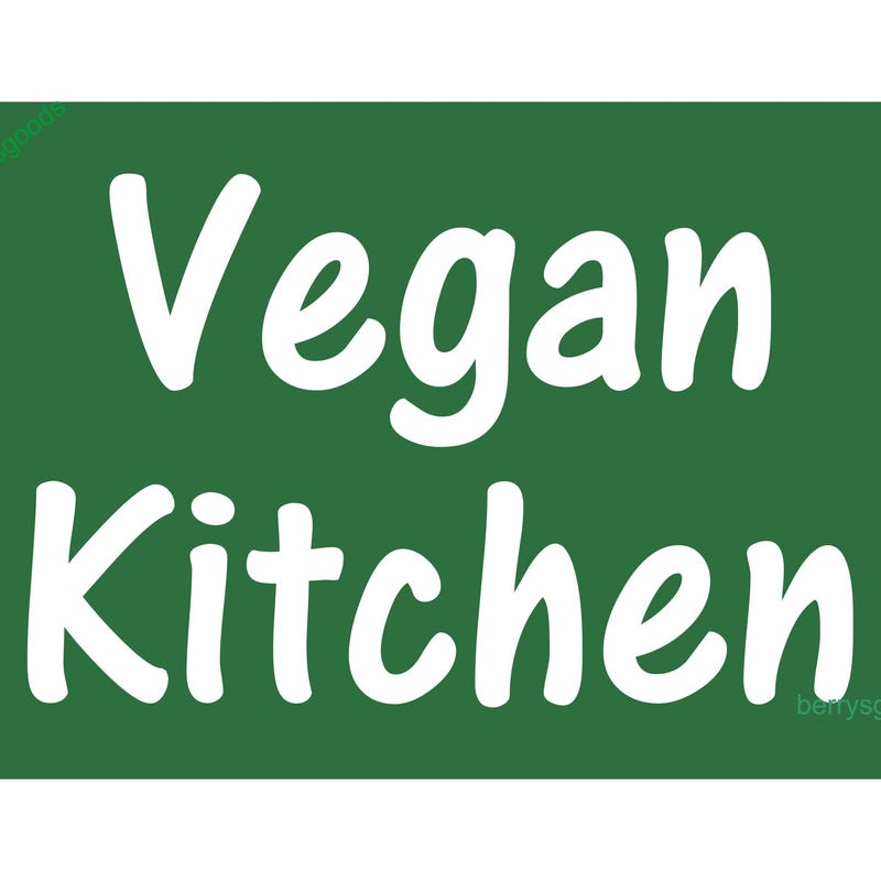 Vegetarian Sign - Etsy