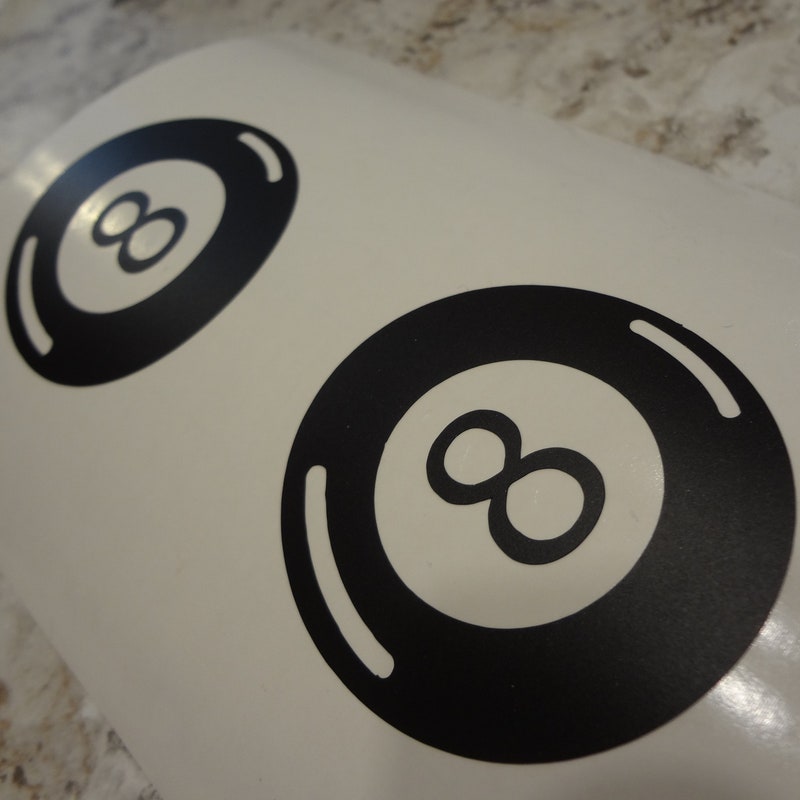 Eight Ball Decal Stickers - Etsy