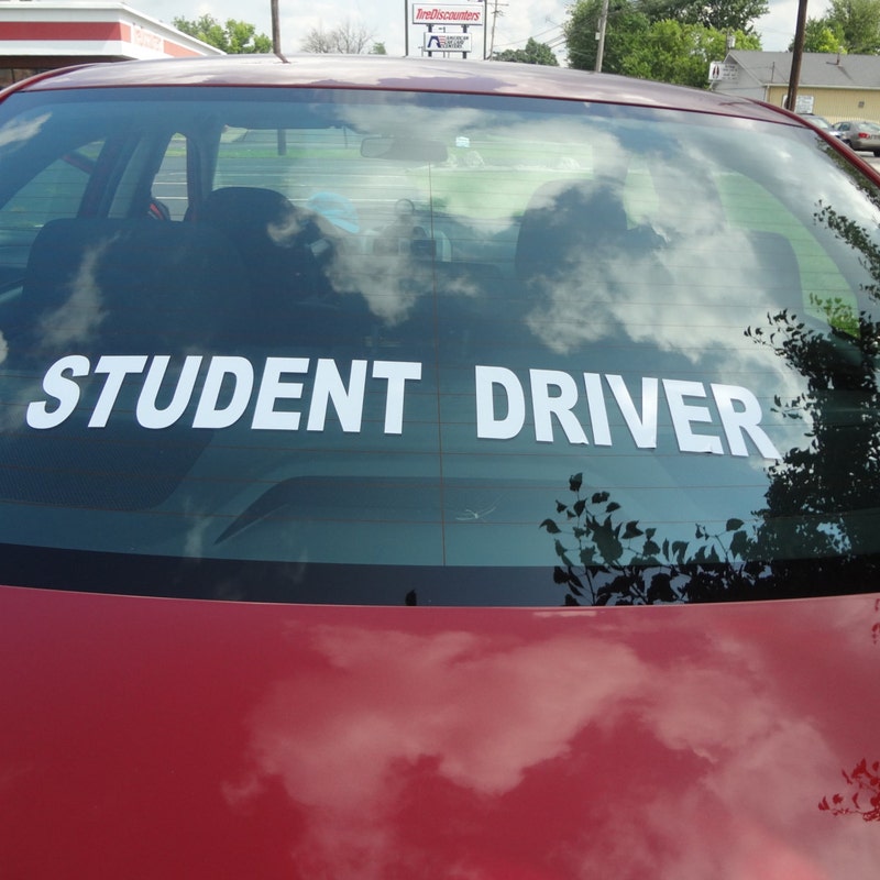 Student Driver Sticker - Etsy