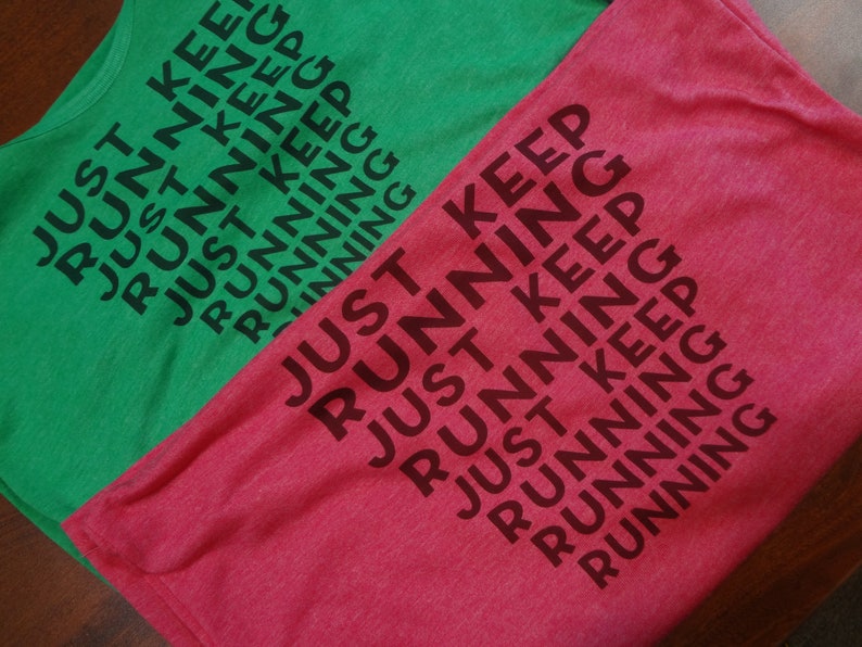 Just Keep Running Runner Racerback Tank Women's Running | Etsy