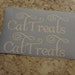 2 Cat Food Decal for Your Canister Can Sticker Vinyl Self - Etsy