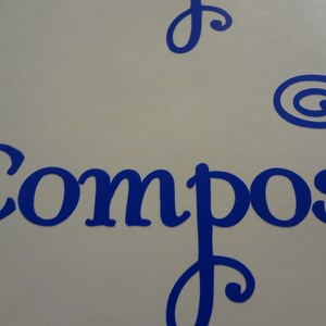 2 Compost Decal Label Organic Farm Batch Composting Farming Vinyl ...