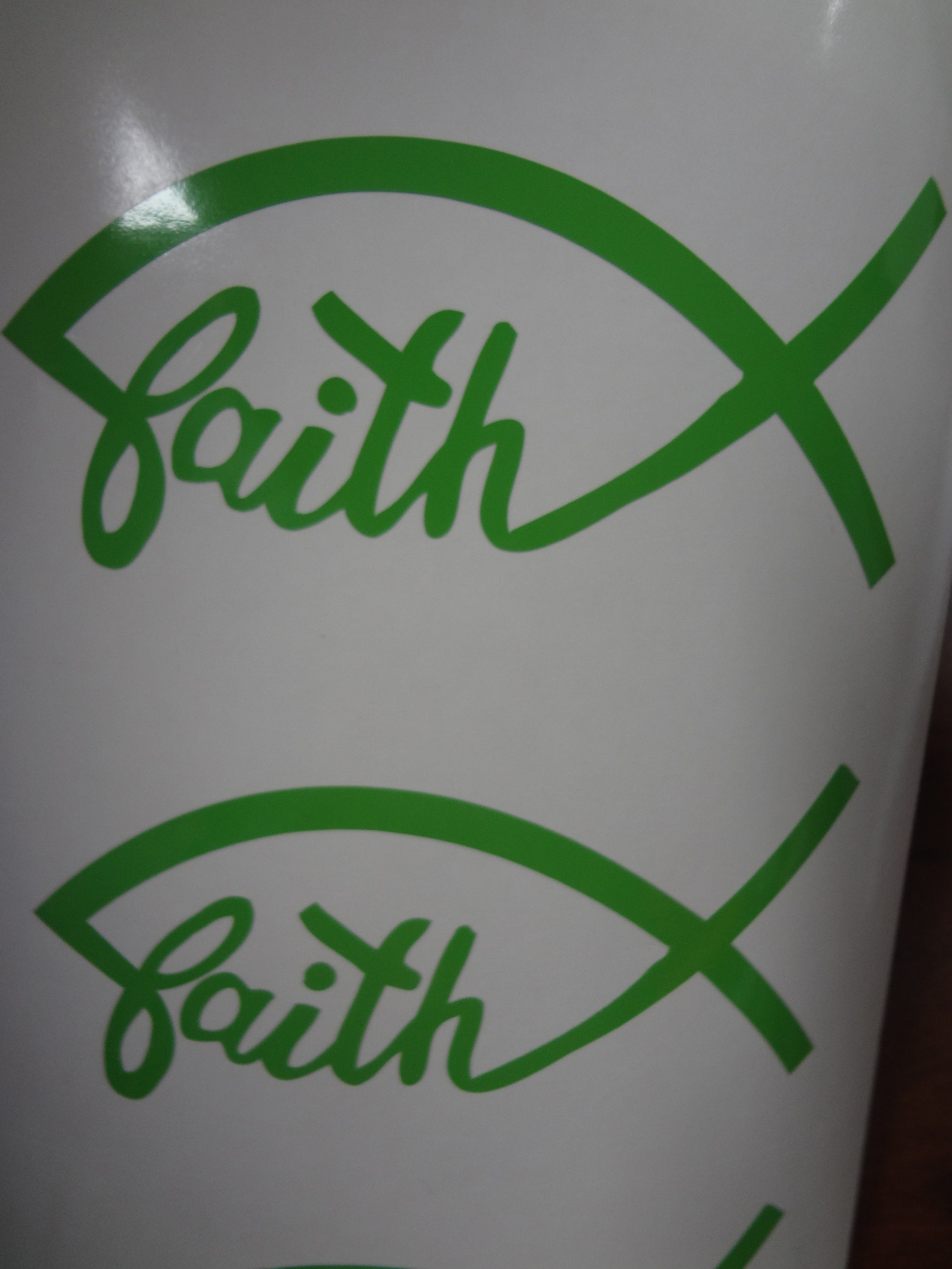 2 Decal Faith Fish Ichthys Christian Catholic Religion Gifts - Etsy