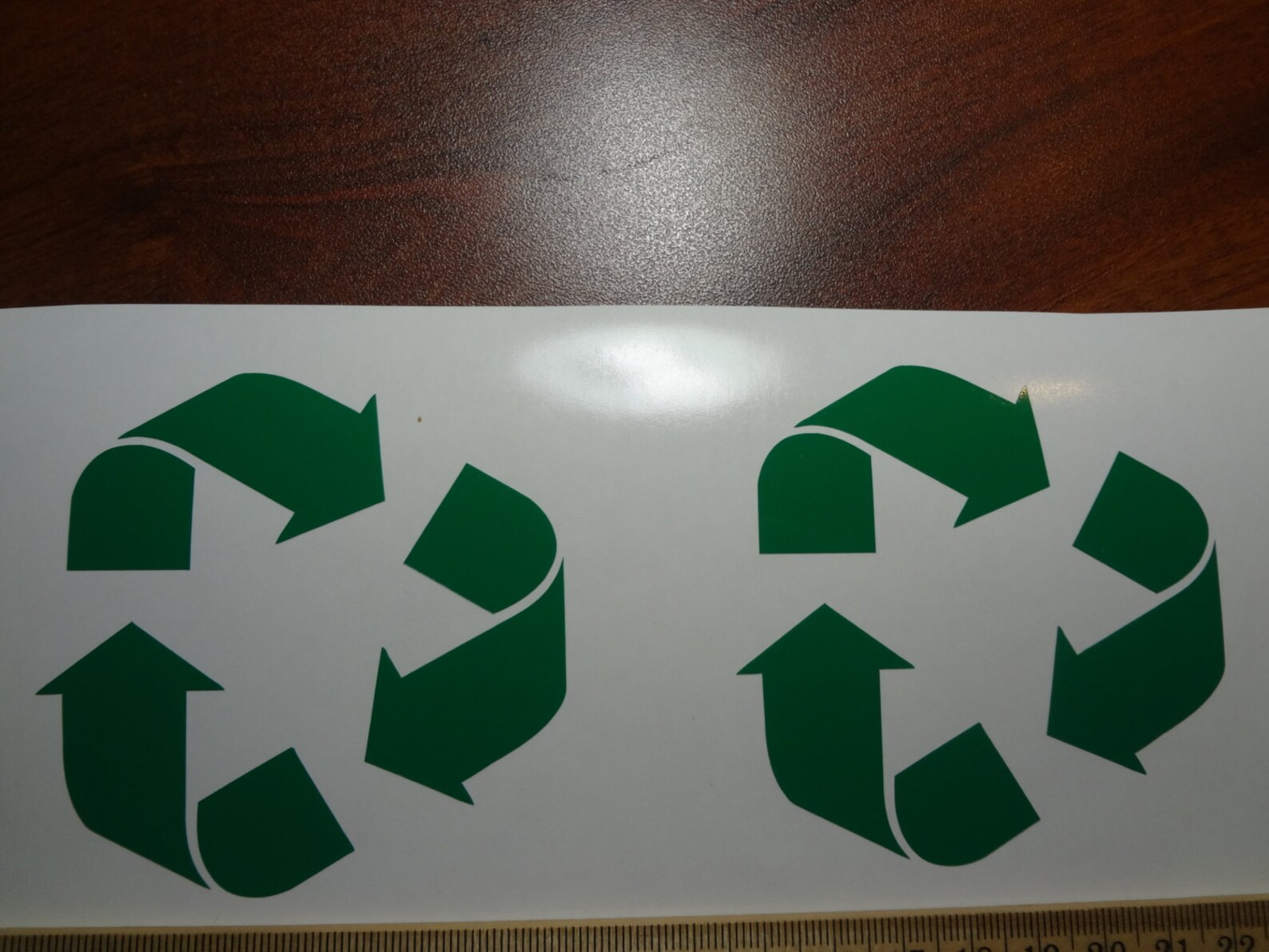 2 Recycle Symbol 5 Inch Decals Label Plastic Paper Cans Glass - Etsy