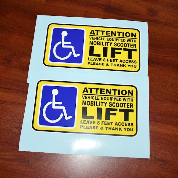 Mobility Van Decal - Etsy