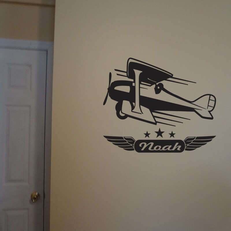 Biplane Decals - Etsy