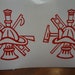 2 Decals Fireman Fire Department Window Firefighter Men Women - Etsy
