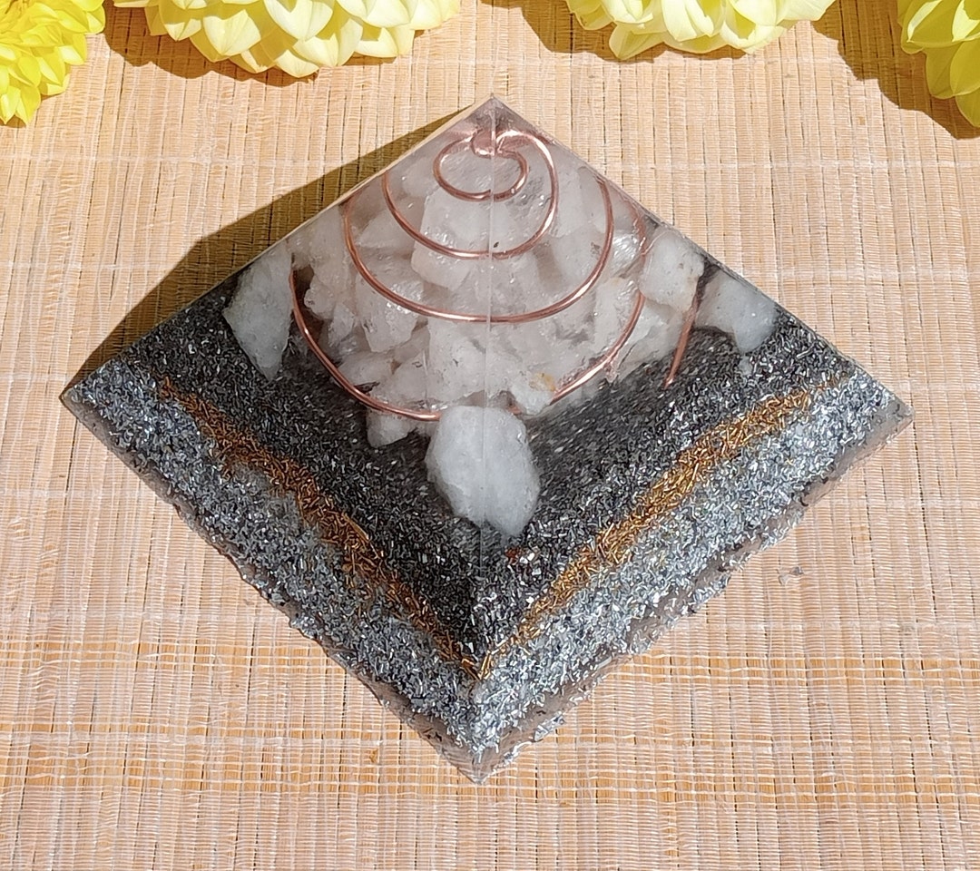 Large Powerful Orgone Pyramid- With Cubit Coil- and Higher Dimension ...