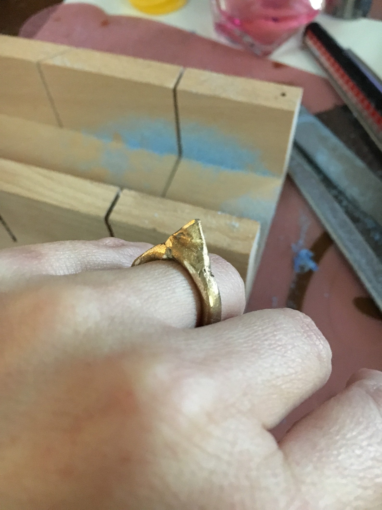 Bronze Shark Tooth Band - Etsy