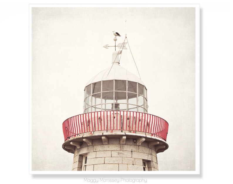 Lighthouse Print, Irish Lighthouse Wall Art, Howth Harbour Dublin, Made ...