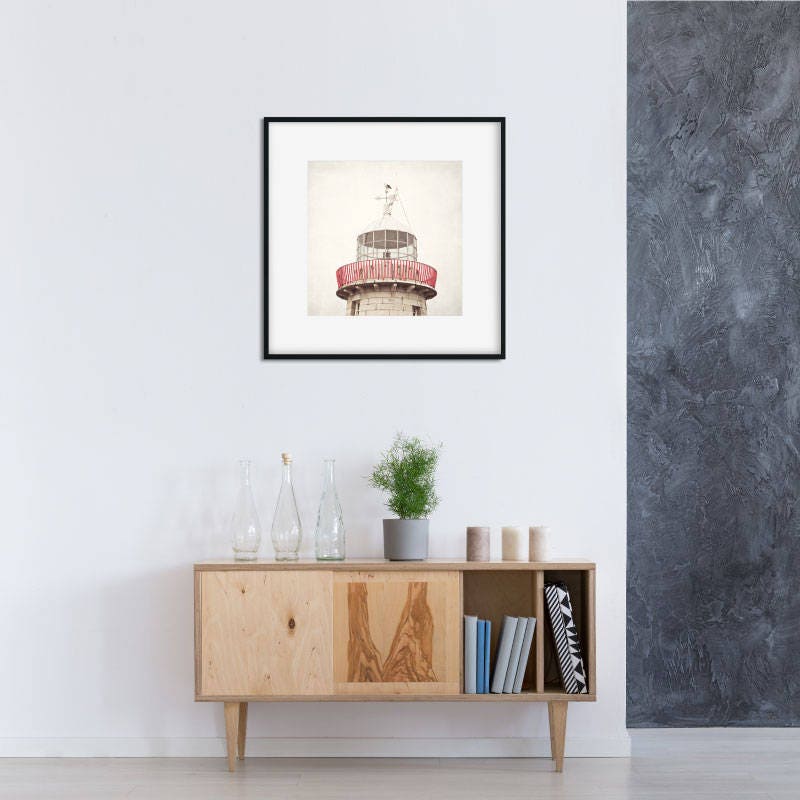 Lighthouse Print, Irish Lighthouse Wall Art, Howth Harbour Dublin, Made ...