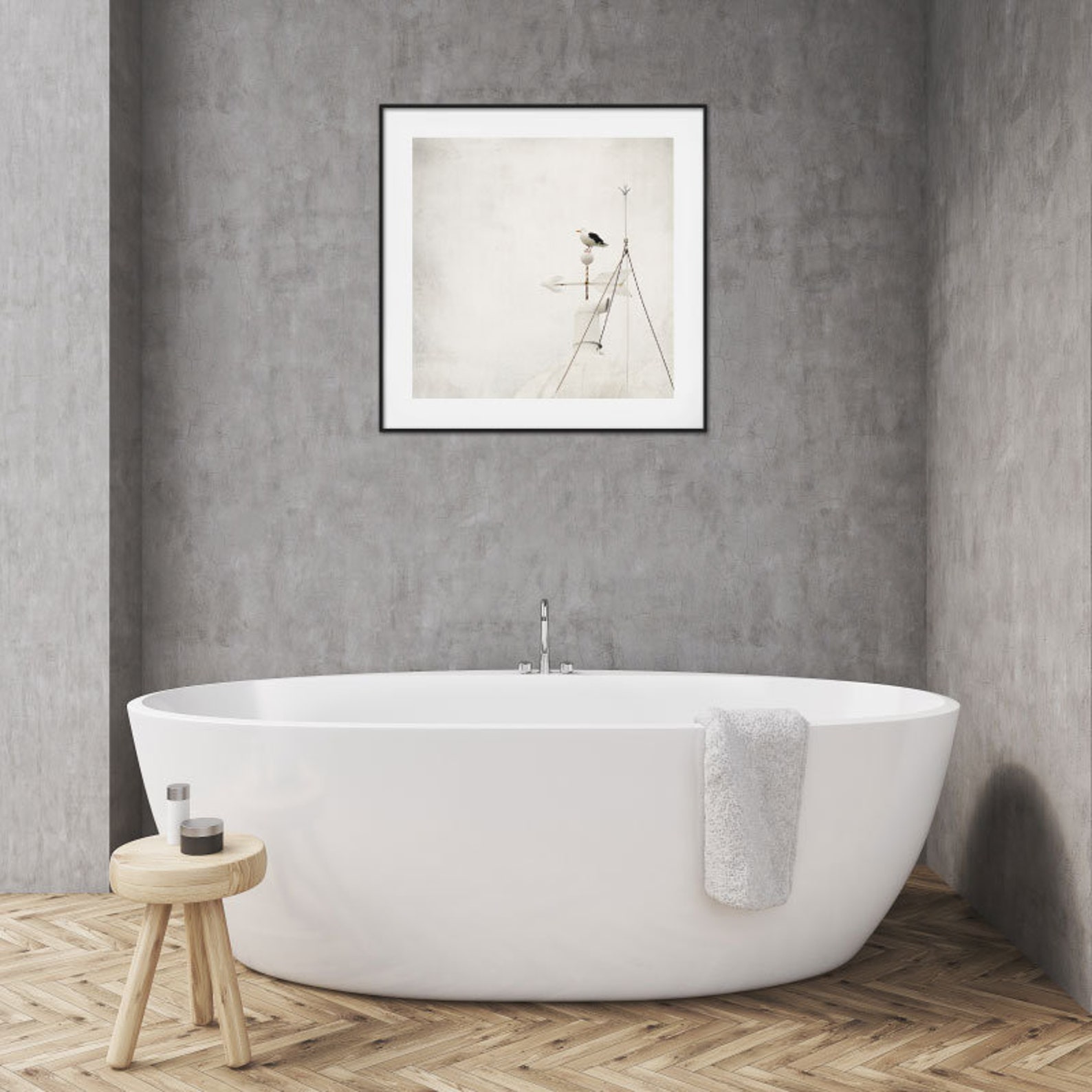 Lighthouse Art Print, Howth Lighthouse, Dublin Ireland, Nautical ...