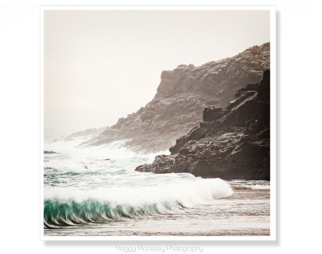 Wave Art Print Photograph, 'malin Head' Wall Art From Donegal, Ireland ...
