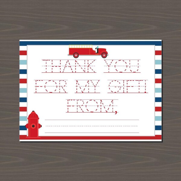 Fireman Thank You - Etsy