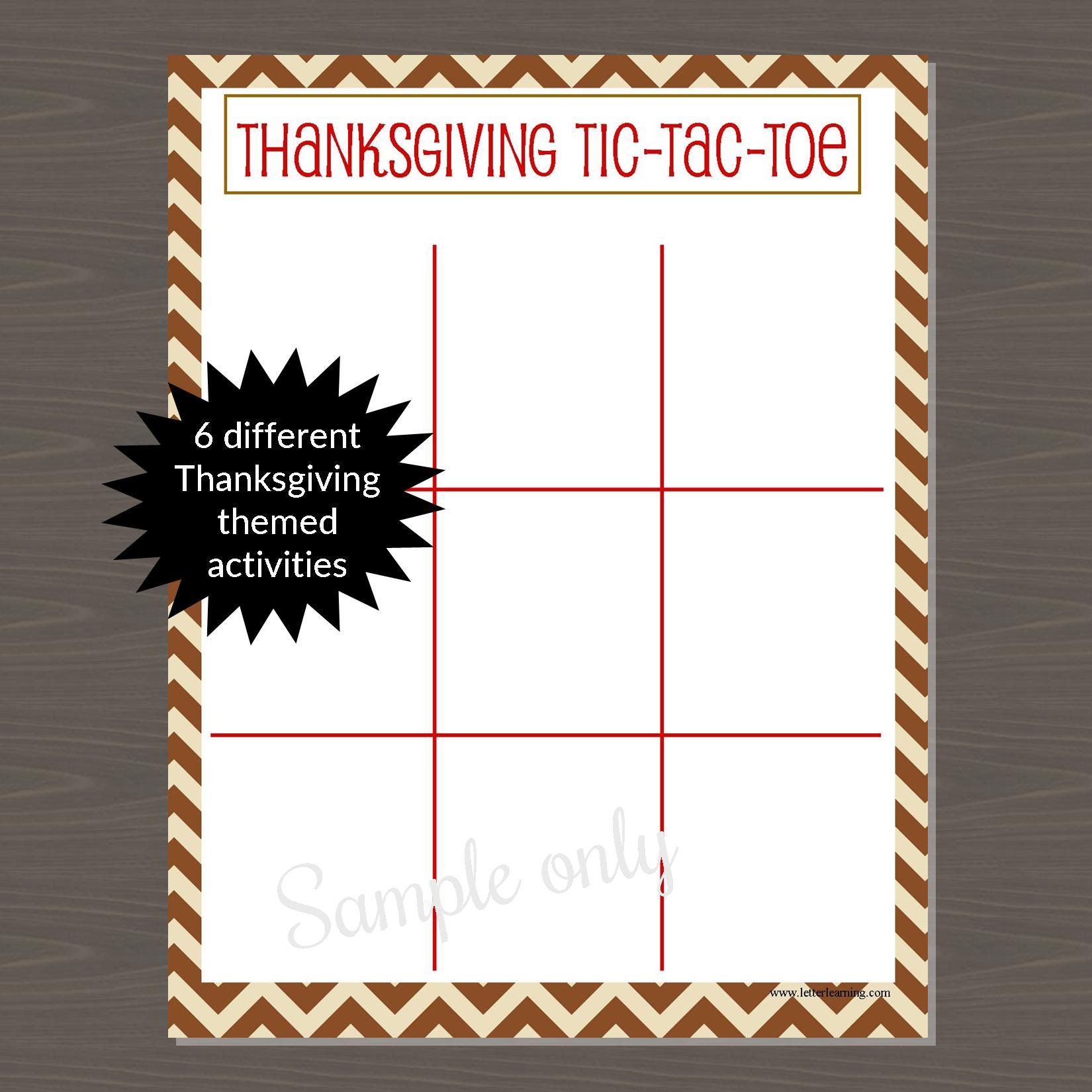 Thanksgiving Bingo Class Set and 6 Thanksgiving Activities, Printable ...