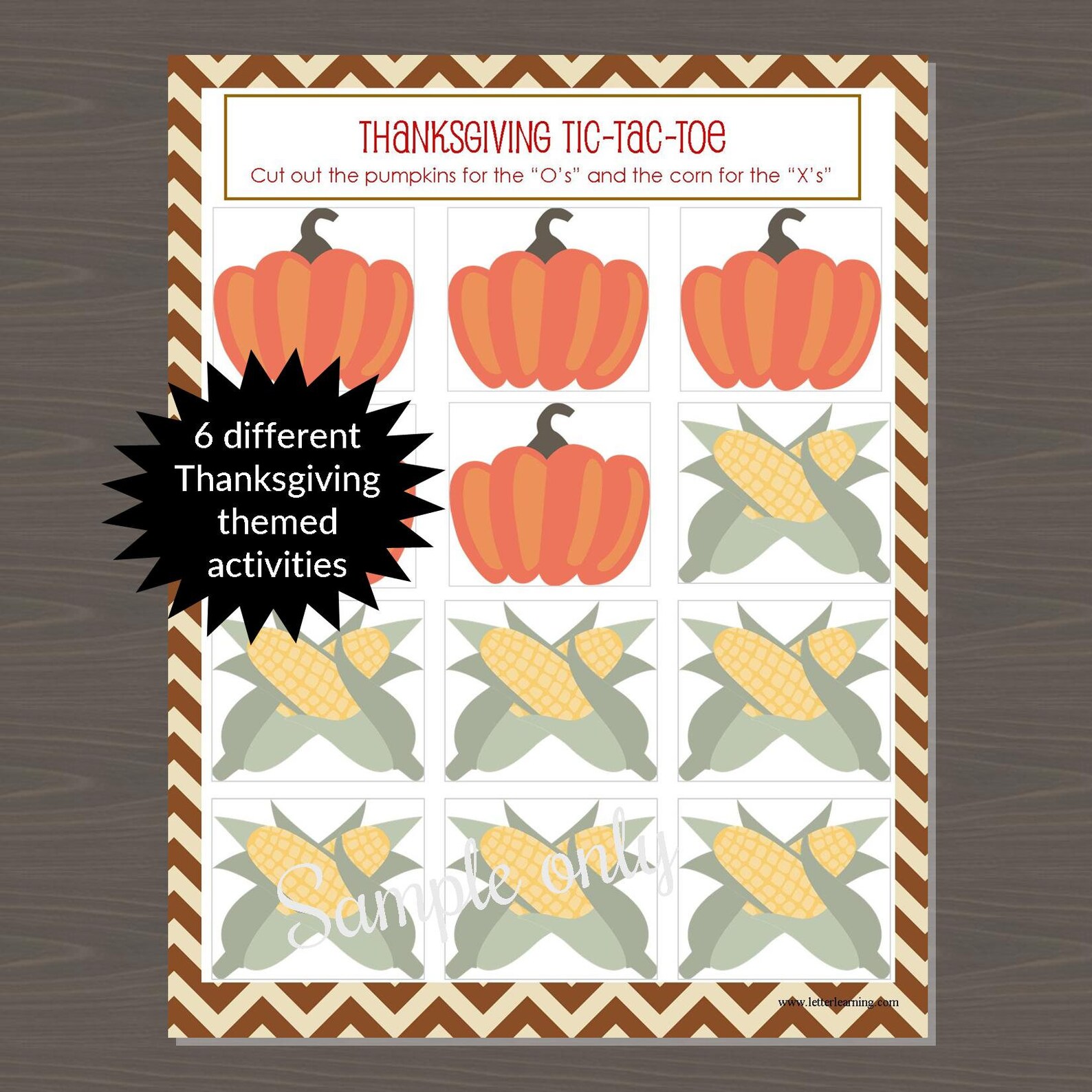 Thanksgiving Bingo Class Set and 6 Thanksgiving Activities, Printable ...