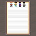 Lined Superhero Note Cards, Superhero Stationery Set, Printable ...