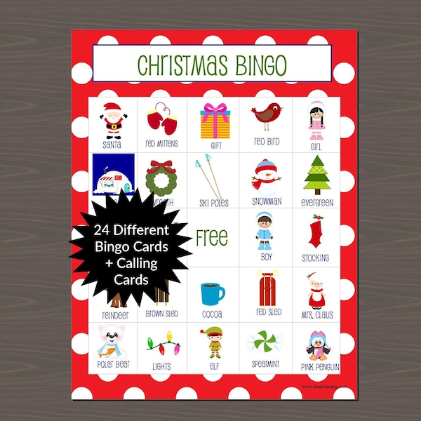 Christmas Bingo - Etsy