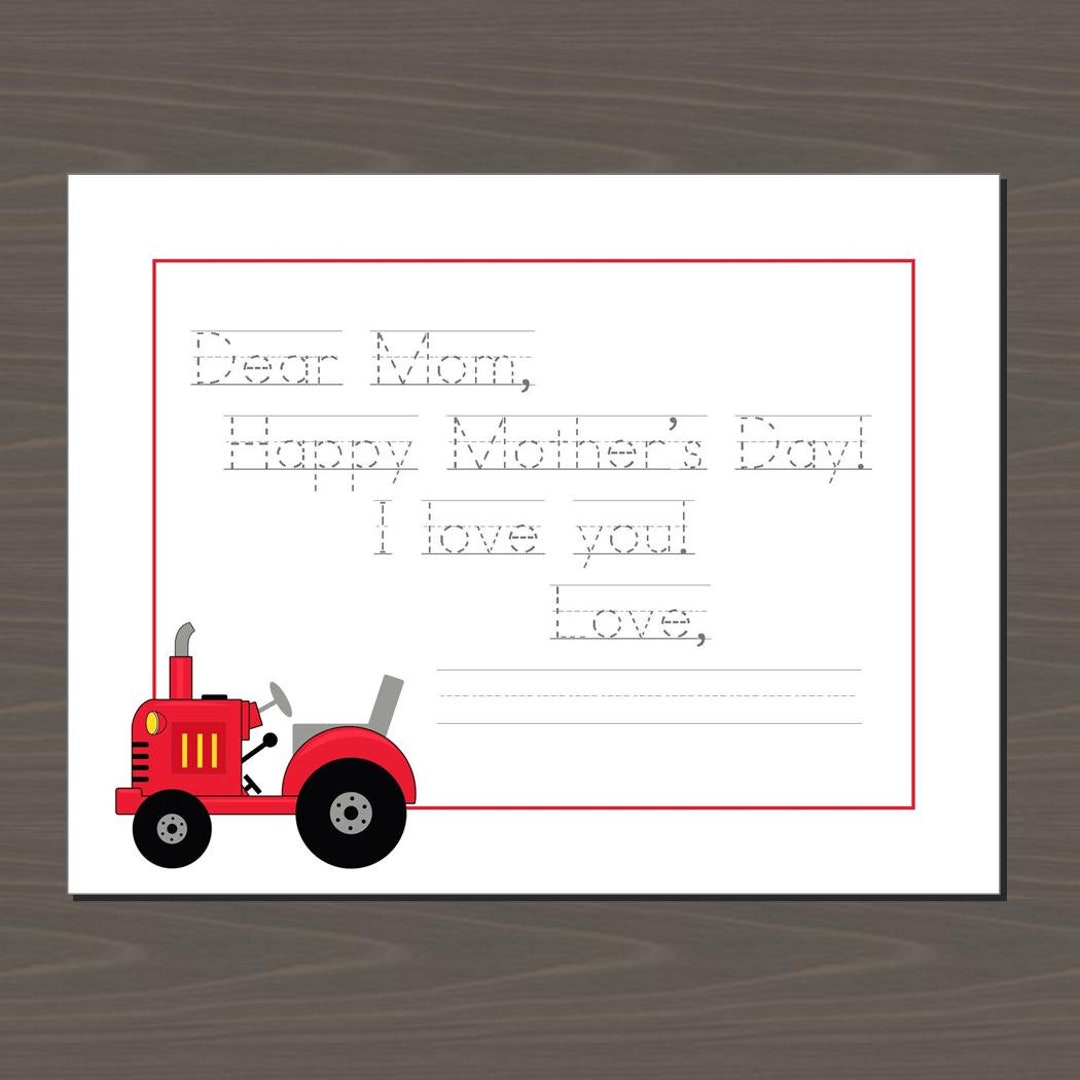 Cute Mother's Day Printable, Mother's Day Card for Kids, Printable Card ...