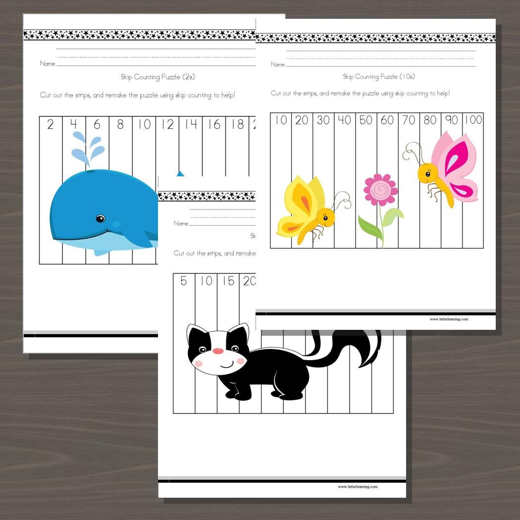 Skip Counting Practice for 2s 5s and 10s includes Printable - Etsy