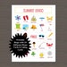 Summer Bingo - CLASS SET (24 Different Cards) - Printable Summer Bingo ...