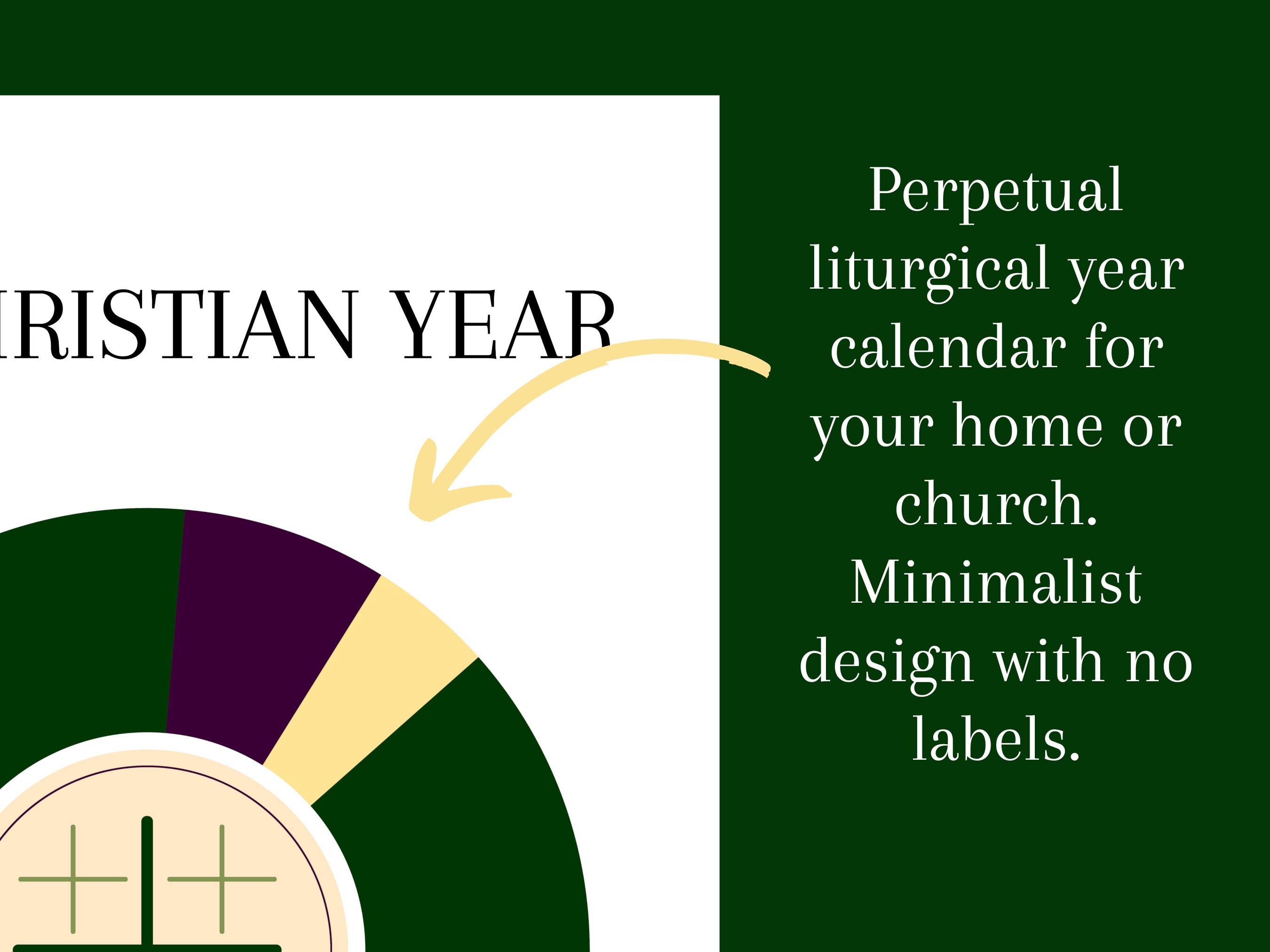 Minimalist Liturgical Calendar Printable Liturgical Calendar Liturgical ...
