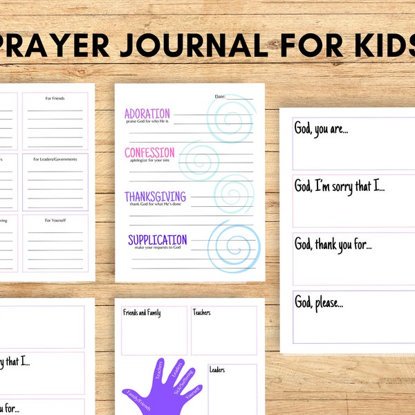 Prayer Journal Printable - Etsy