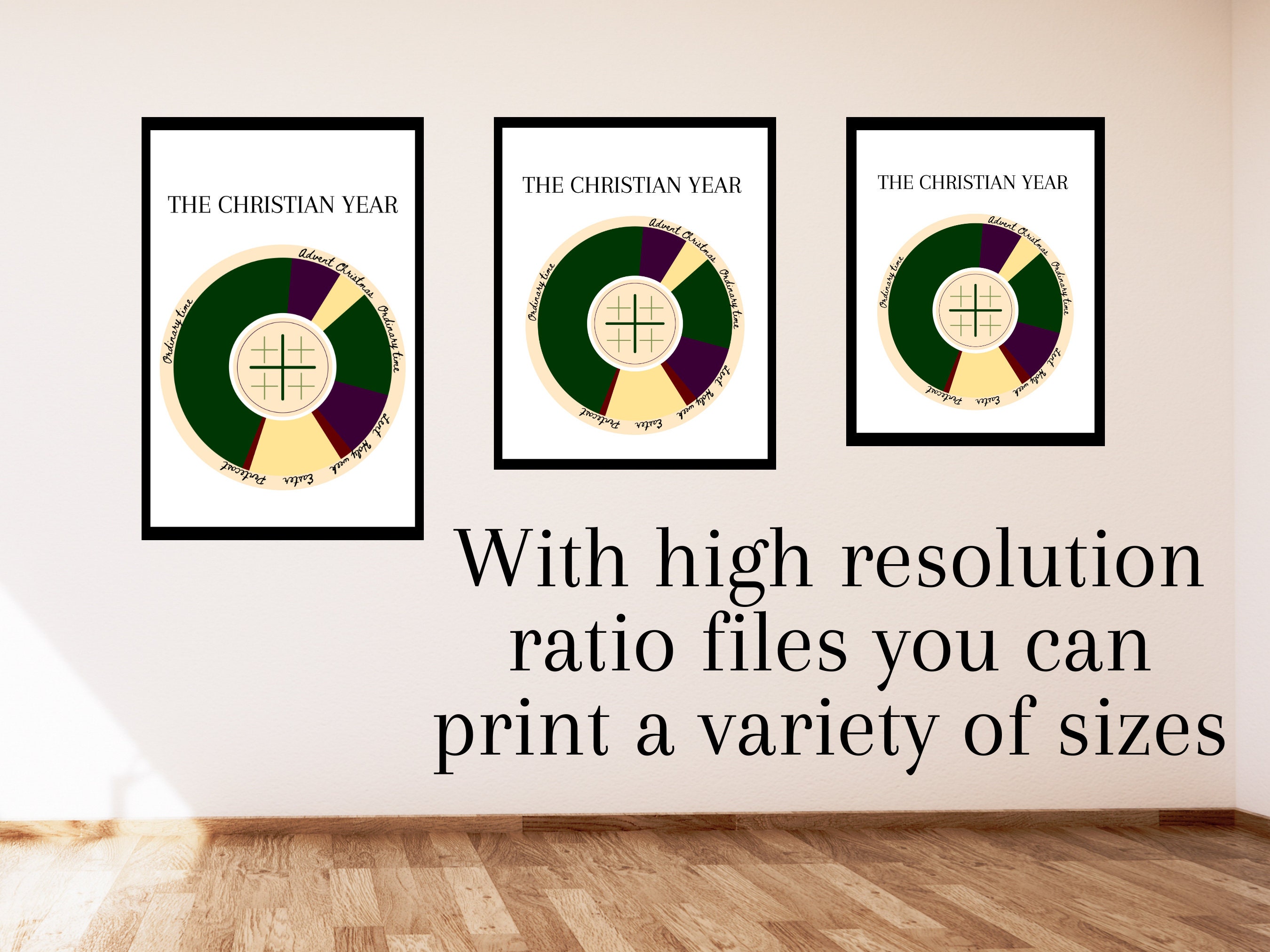 Liturgical Calendar Printable Liturgical Calendar Print Liturgical Wall ...