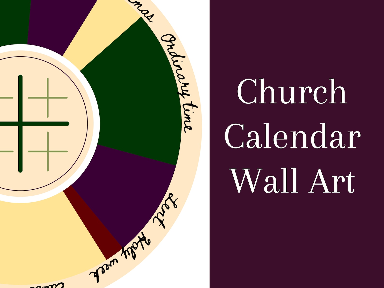 Liturgical Calendar Printable Liturgical Calendar Print Liturgical Wall ...
